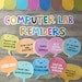 Computer Room Lab Rule Bulletin Board Kit/computer Science Classroom ...