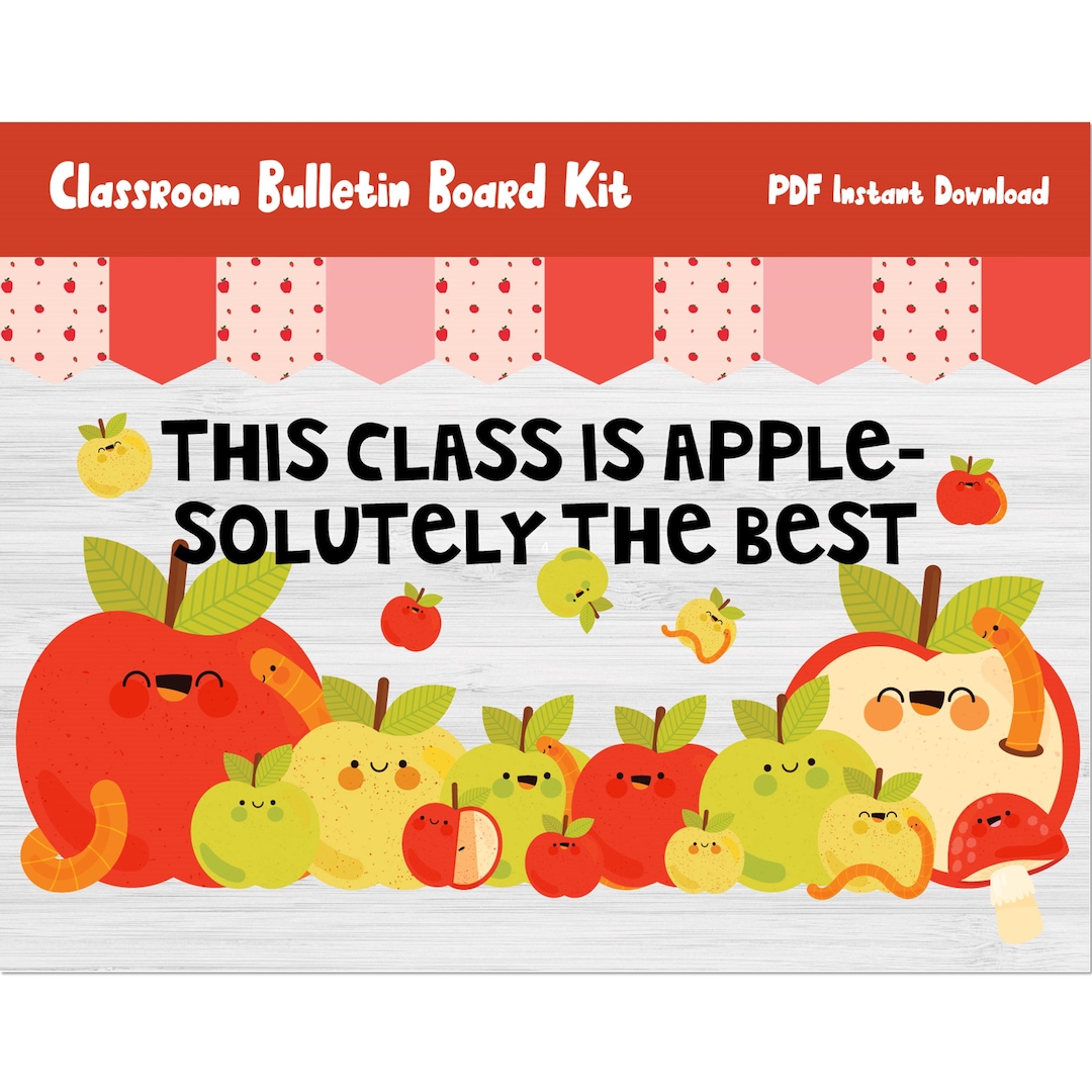 Kindergarten Bulletin Board Kit/preschool Classroom Decor Printable ...