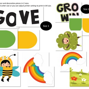 Spring Christian Bulletin Board Kit/church Sunday School Classroom ...