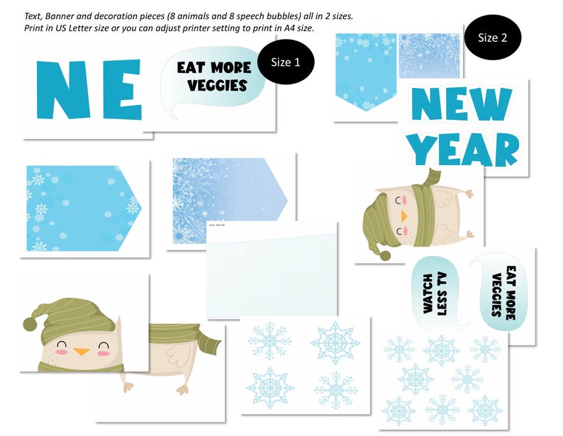 2025 New Year January Bulletin Board Kit/school Health Office/nurse ...