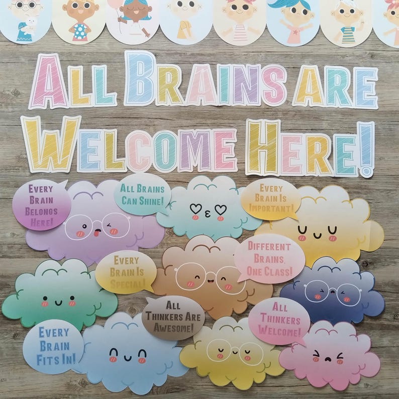 Autism Acceptance Bulletin Board Kit/inclusion/diversity/neurodiversity ...