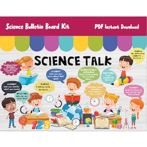 Science Talk Bulletin Board Kit/classroom Decor/elementary/primary ...