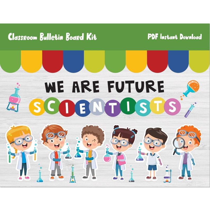 Science Bulletin Board Kit/kindergarten Classroom Decor/print/preschool ...