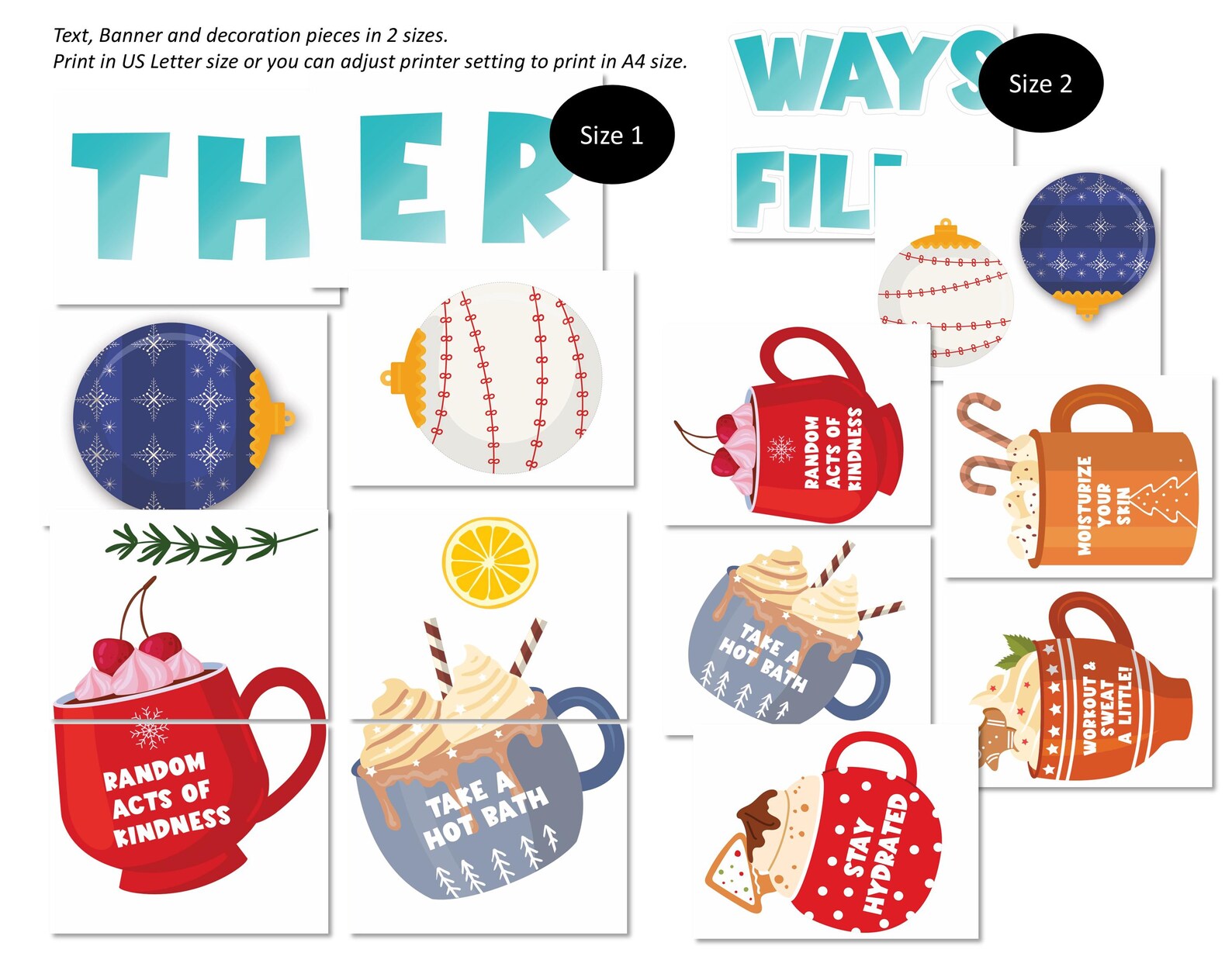 Winter Mental Health Awareness Bulletin Board Kit/self/classroom Wall ...