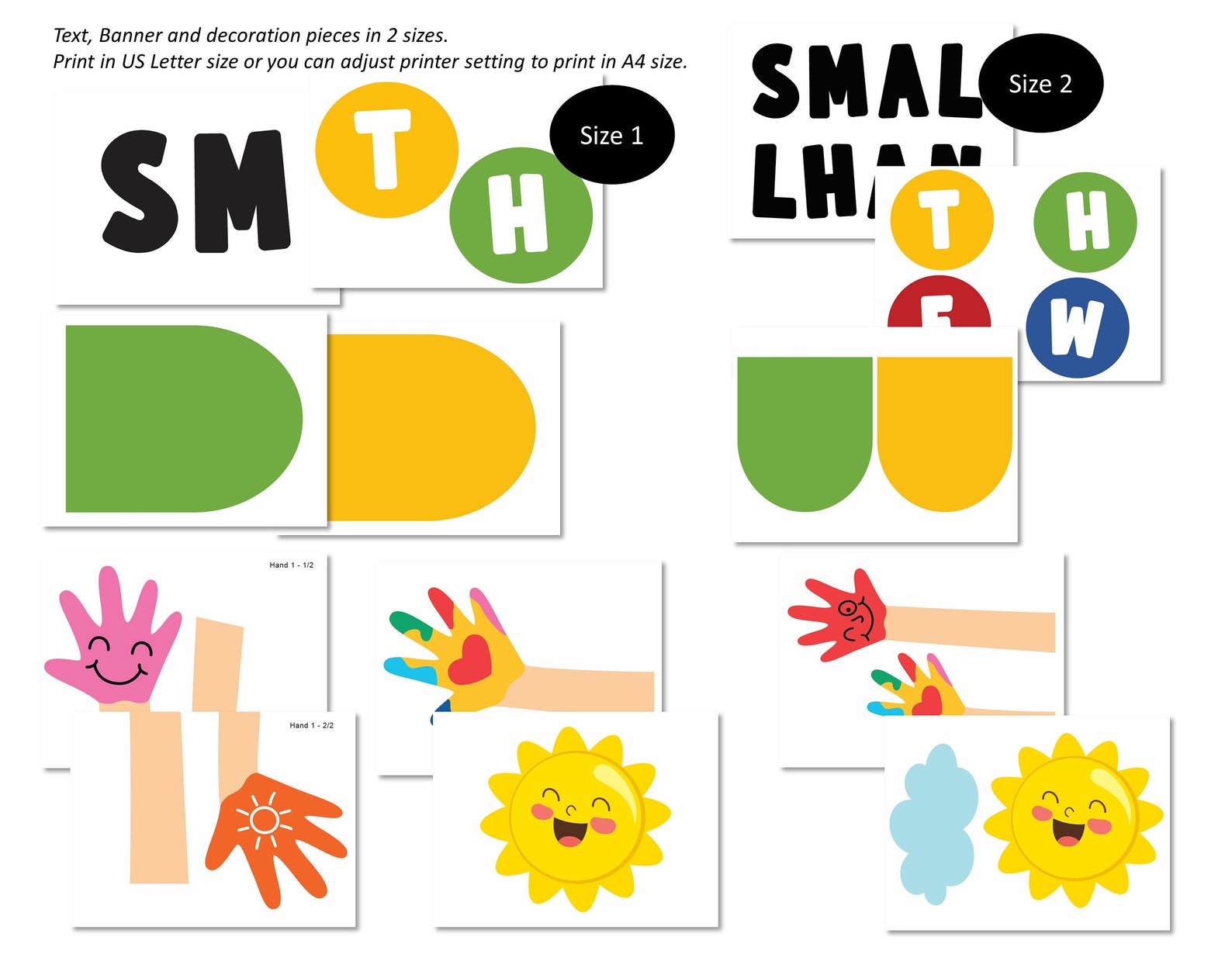 Preschool Classroom Bulletin Board Kits/kindergarten Wall Door Display ...