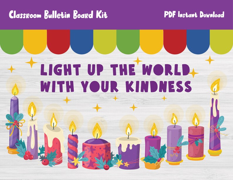 Kindness Bulletin Board Kit/kindergarten Classroom Printable/preschool ...