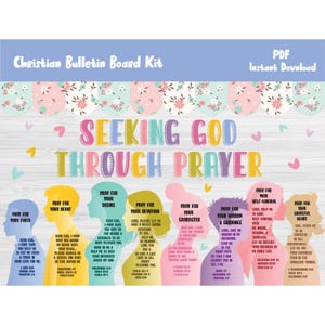 Church Christian Bulletin Board Kit/bible Verse Wall Door Decor/sunday ...