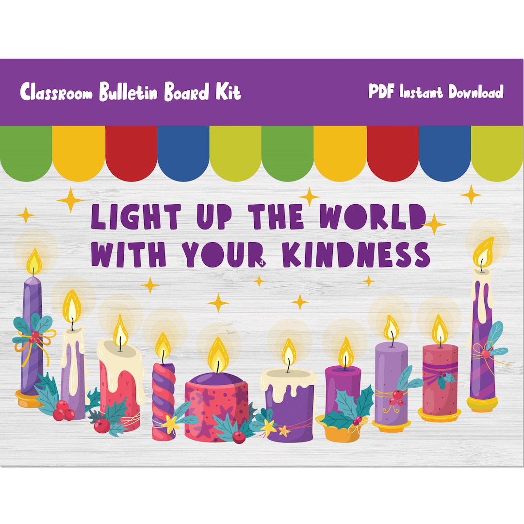 Kindness Bulletin Board Kit/kindergarten Classroom Printable/preschool ...