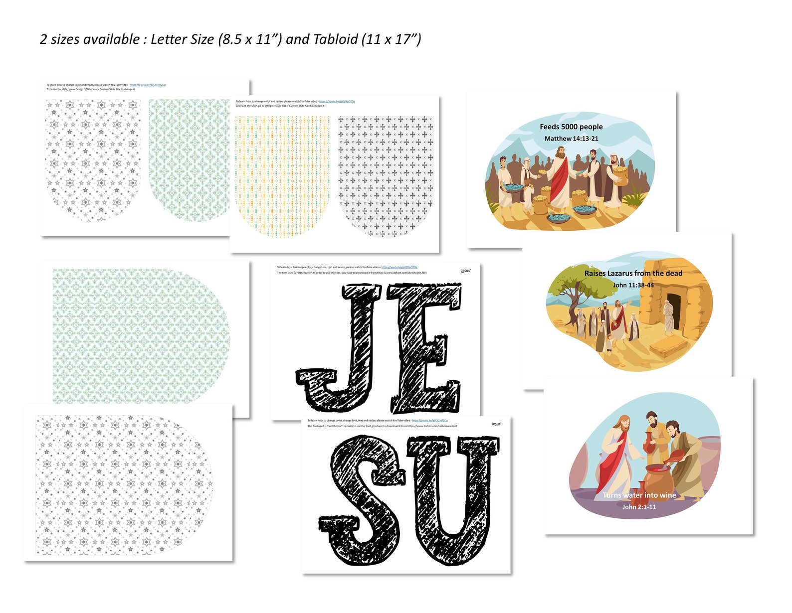 Miracles of Jesus/christian Bulletin Board Kit/bible - Etsy