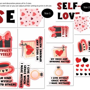 Valentine's Day Affirmation Bulletin Board Kit/classroom Mental Health ...