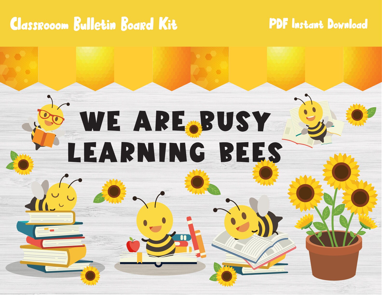 Kindergarten Library/preschool Reading Bulletin Board Kit/classroom ...