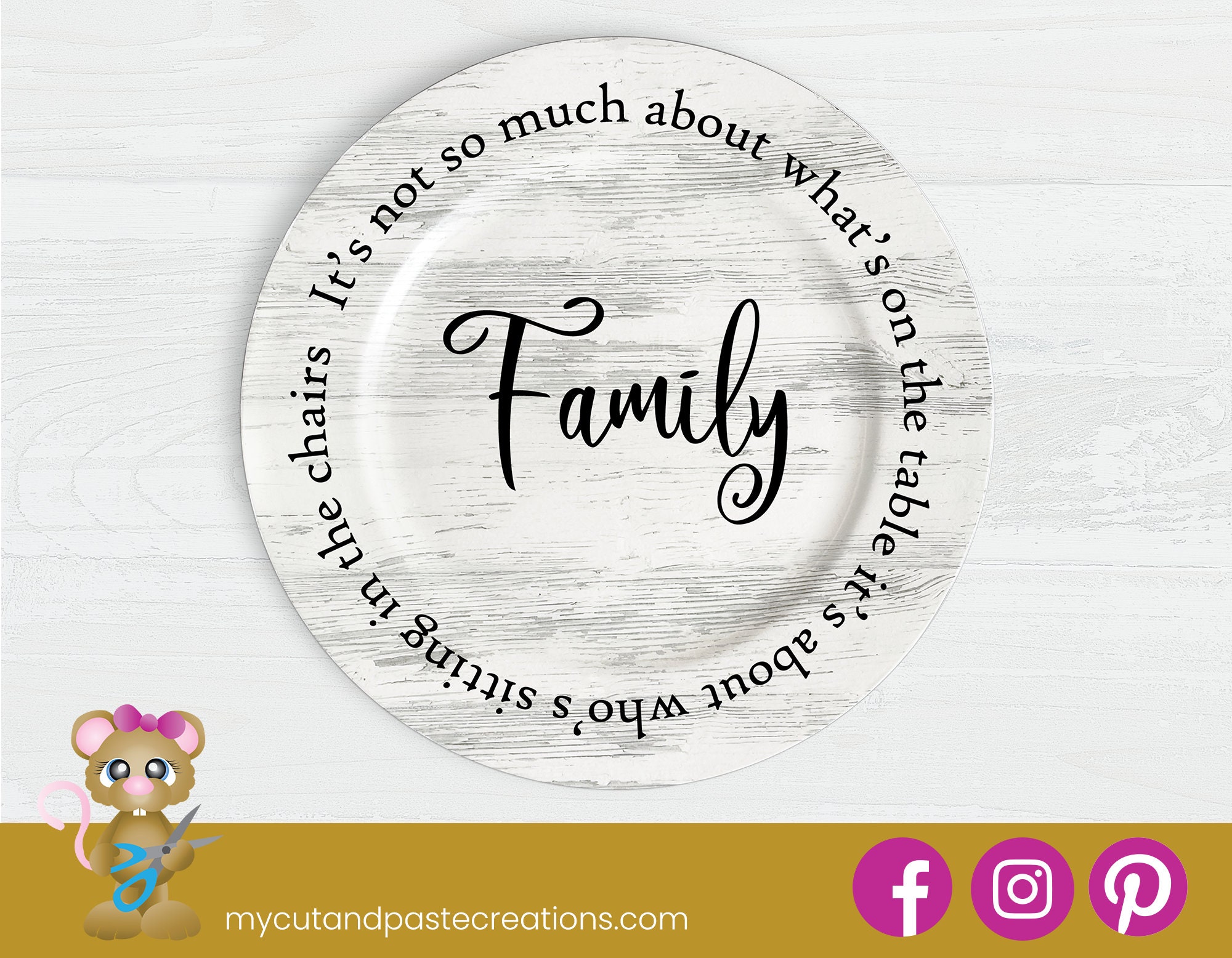 Family SVG Sayings - Farmhouse Family SVG - Family Quote SVG - Kitchen ...