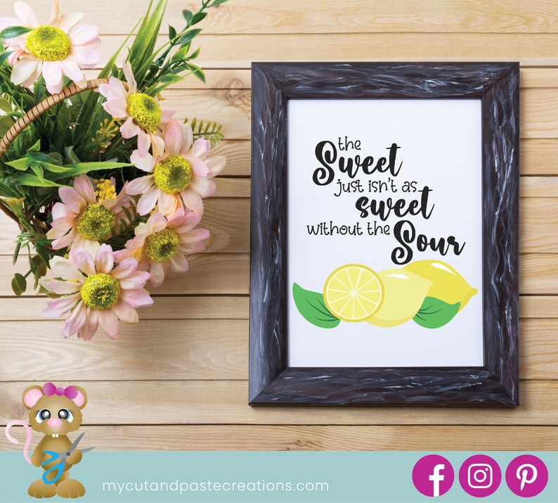 Lemonade SVG - Lemon SVG - Life Quote SVG - Lemon Decor Svg - Lemon ...