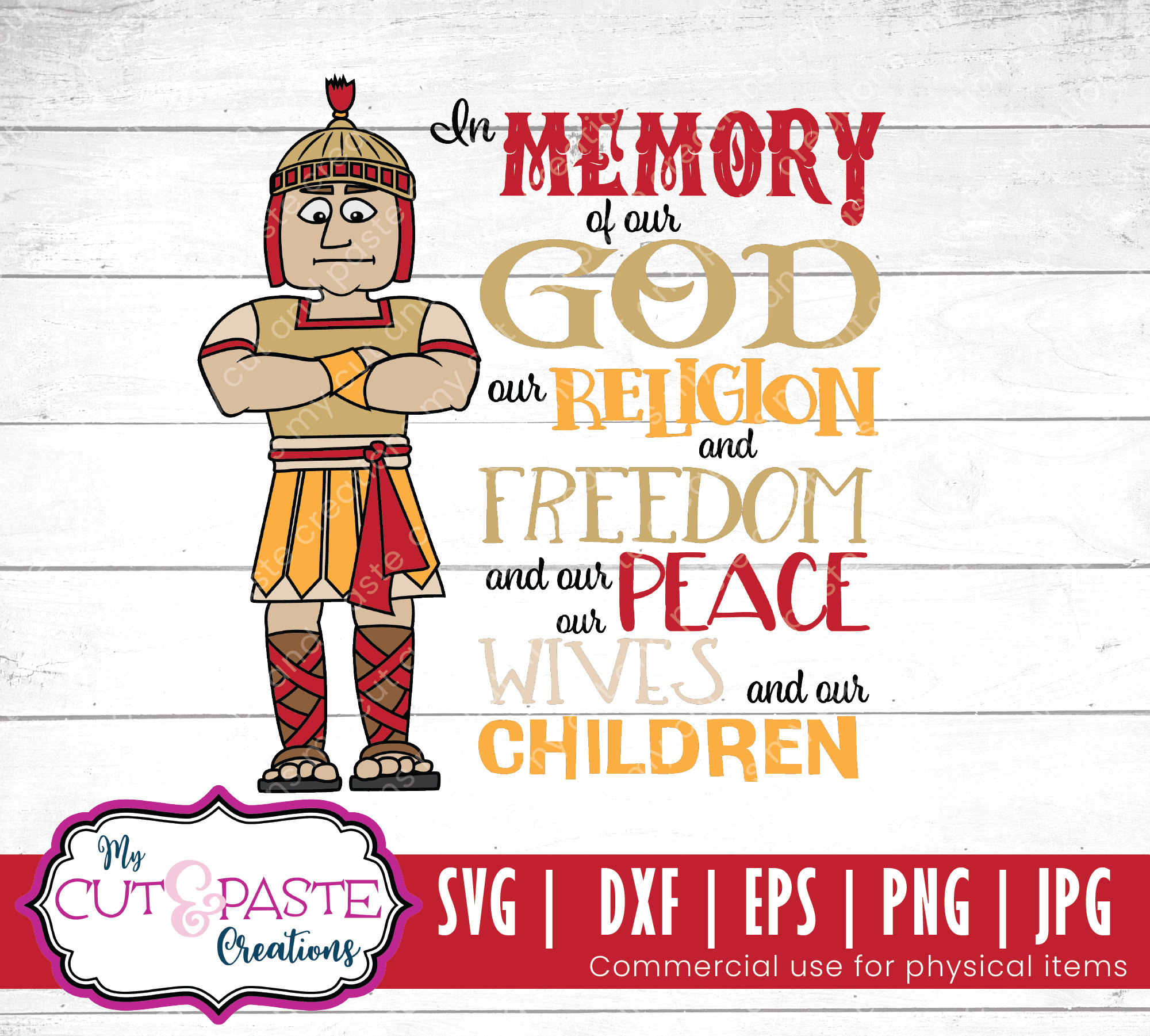 Capitán Moroni SVG Libro de Mormón SVG Título de la | Etsy