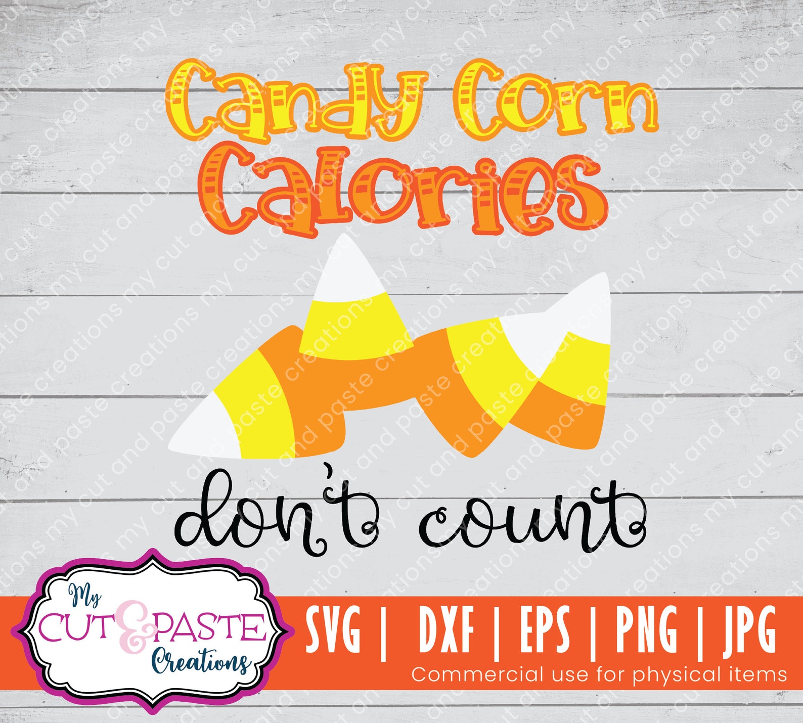Candy Corn SVG Candy Corn Calories SVG Halloween SVG - Etsy