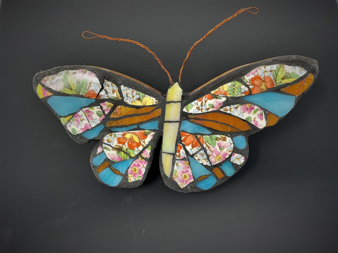 Mosaic Butterfly - Etsy