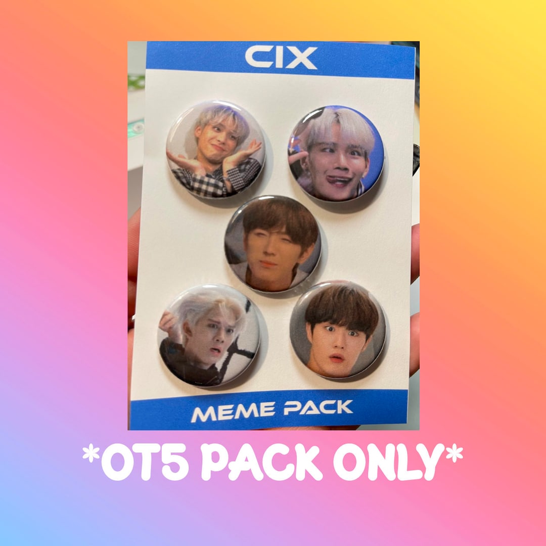 CIX Meme Buttons *PACK* - Etsy