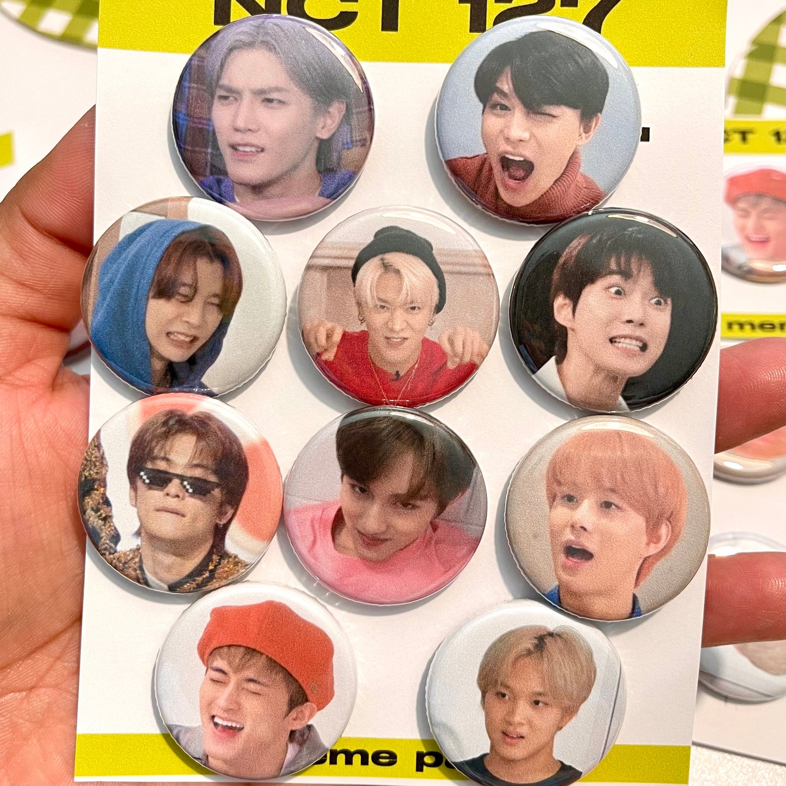 NCT 127 Meme Buttons - Etsy