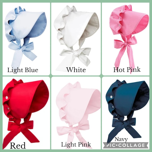 Baby Bonnets - Etsy