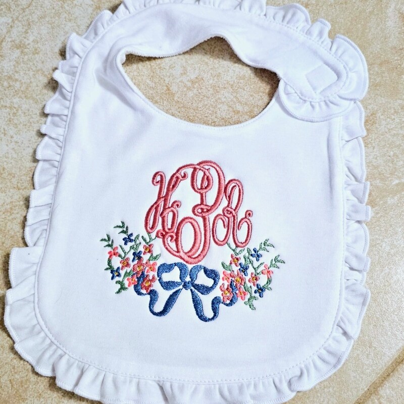 Ruffled Bib - Etsy