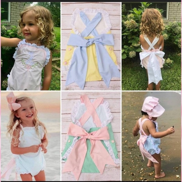 Ruffle Sunsuit - Etsy