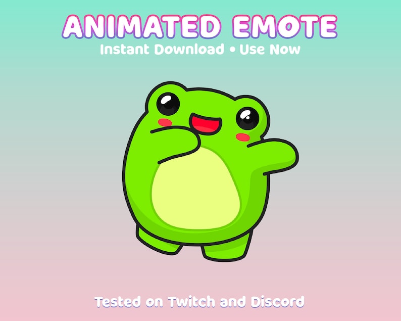 Animated Dance Frog Emote – Streamer Emoji (digital File) - Etsy