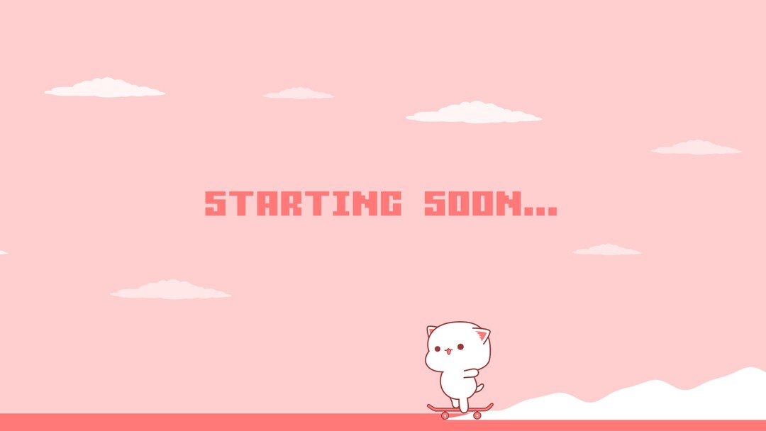 X4 Pink Salmon Animated Screens / Starting Soon / Kawaii / Offline ...