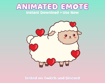 Cute Chibi Sheep Emote Collection Twitch & Discord | Channel Points ...