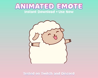 Cute Chibi Sheep Emote Collection Twitch & Discord | Channel Points ...