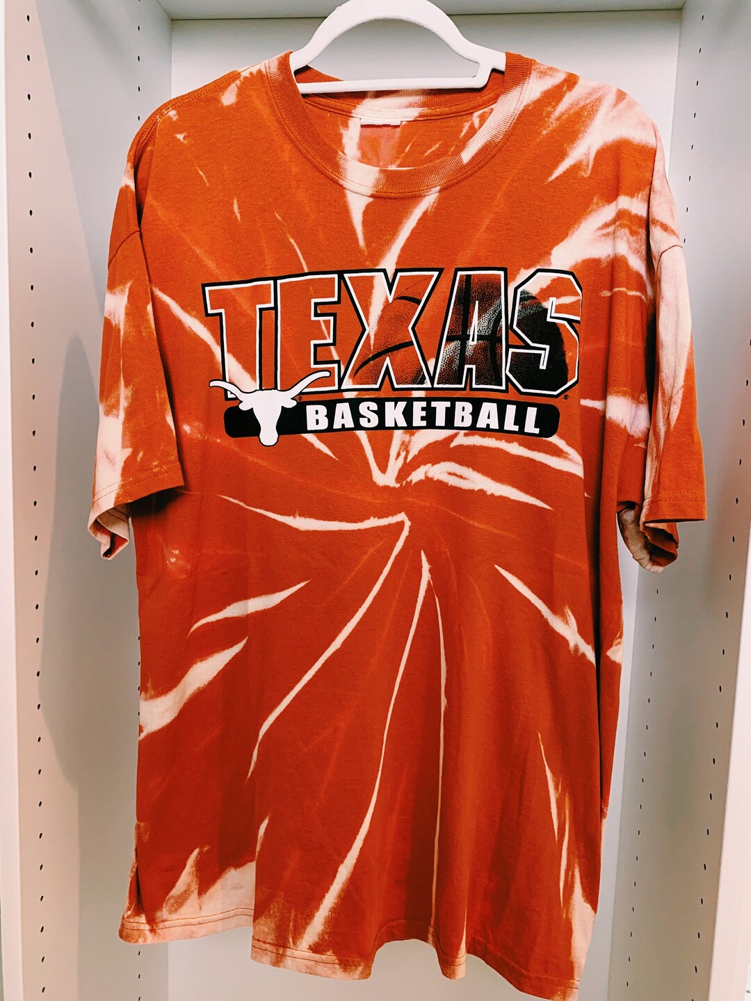 University of Texas Tie Dye Tee - Etsy