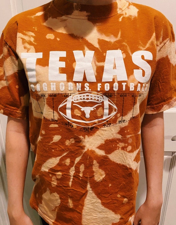 University of Texas Tie Dye Tee - Etsy