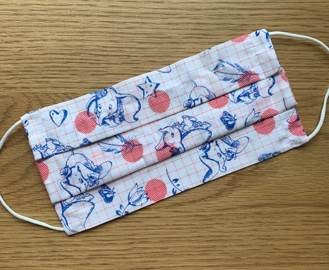 Dumbo Sketch Lightweight Face Mask (including Filter Pocket and Space ...