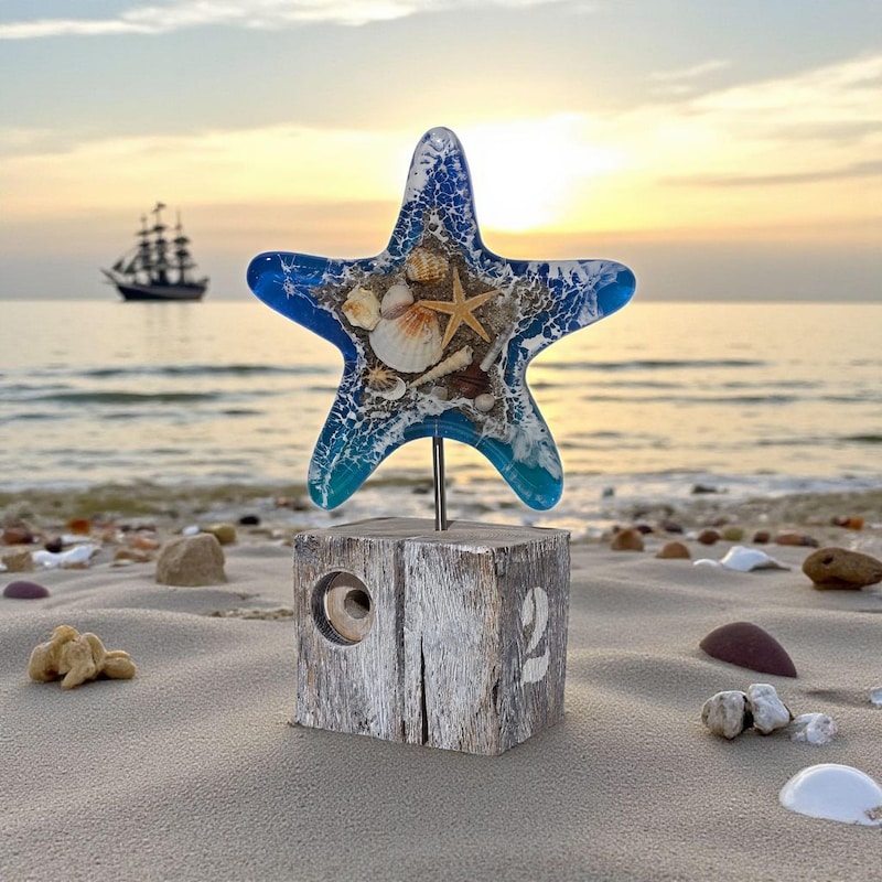 Seestern deko holz - Etsy.de