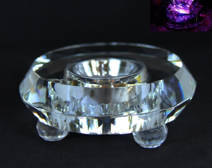 LED Crystal Display Stand, Wooden Stand, Crystal Display, LED Light ...