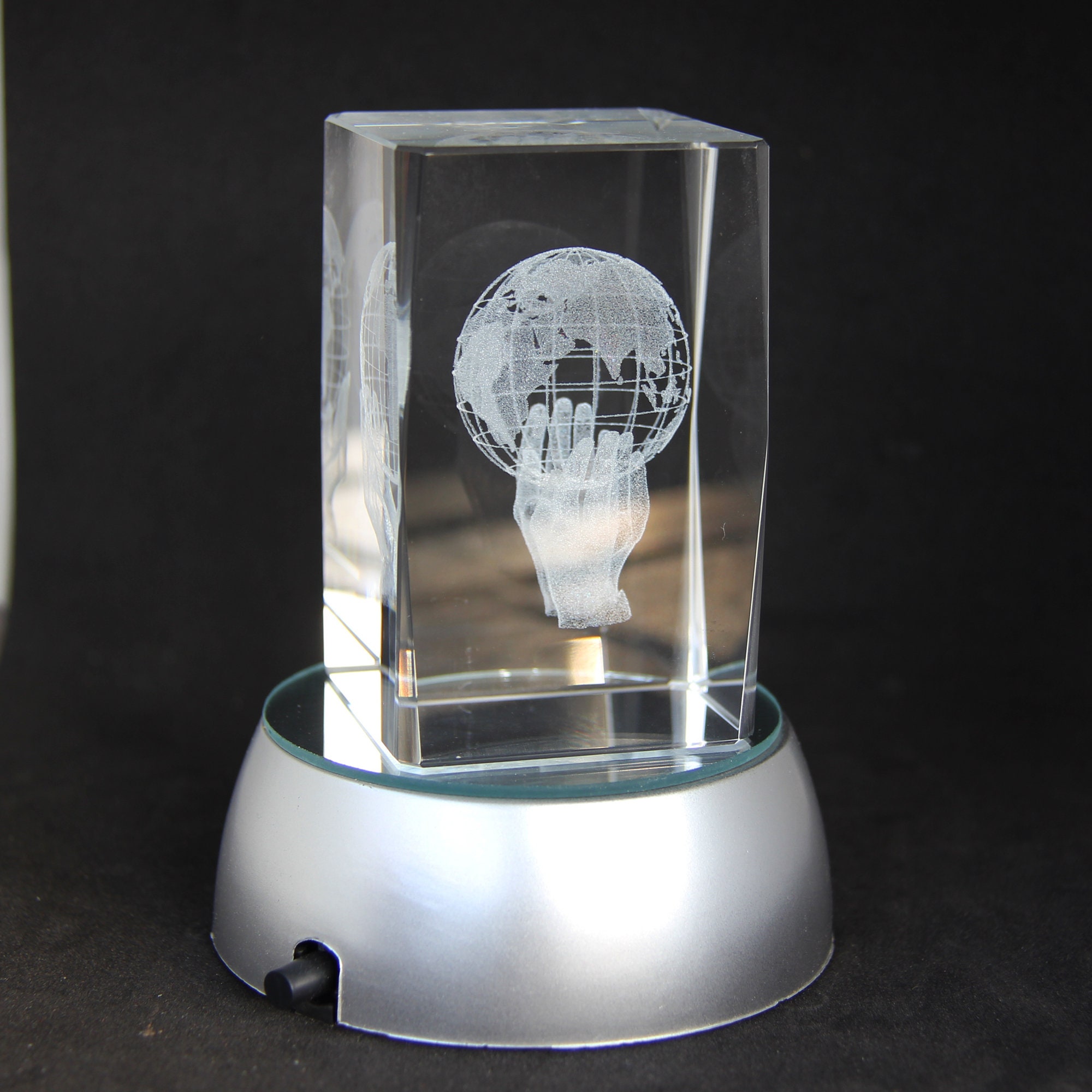 Laser Engraving Glass K9 Crystal Material 3D Laser Etched - Etsy