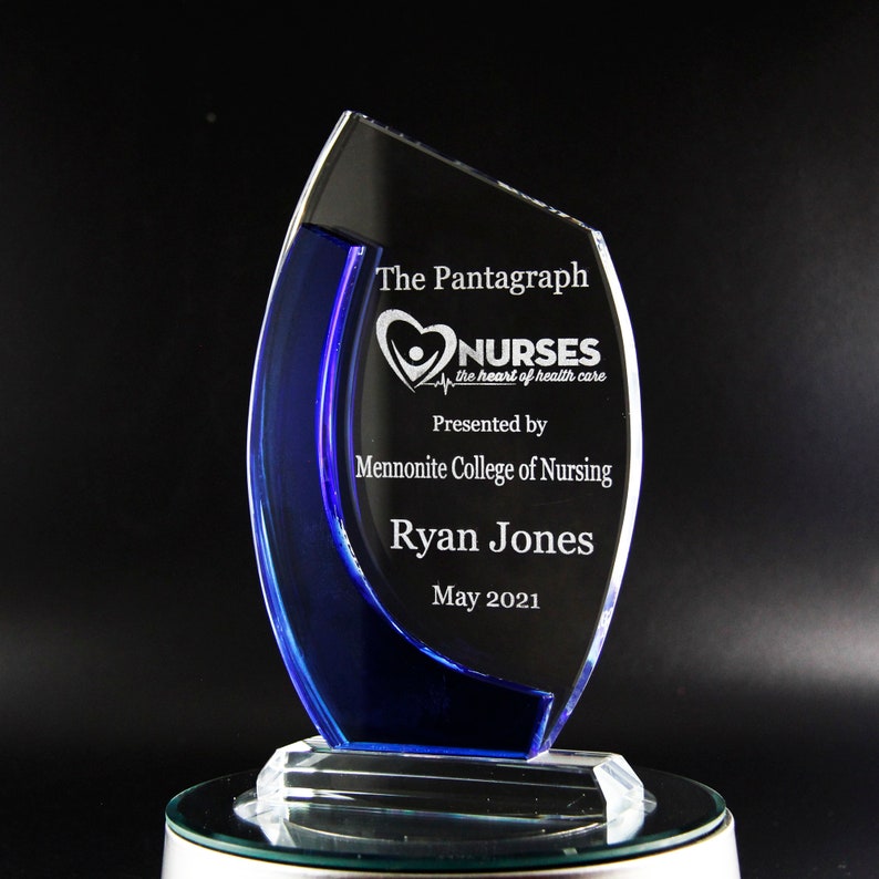 Personalized Crystal Employee Award Retirement Appreciation - Etsy