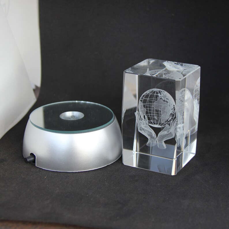 Laser Engraving Glass K9 Crystal Material 3D Laser Etched - Etsy