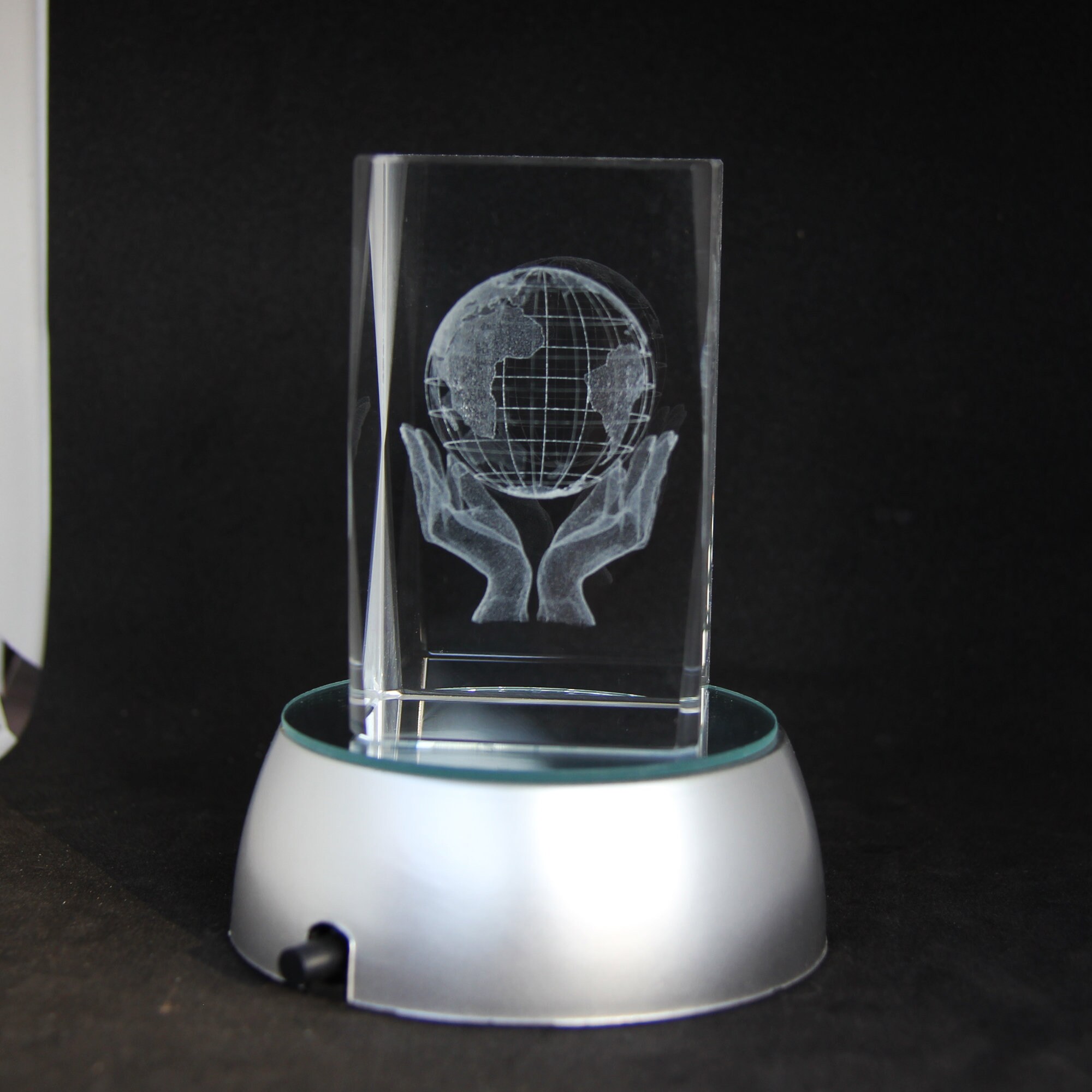 Laser Engraving Glass K9 Crystal Material 3D Laser Etched - Etsy