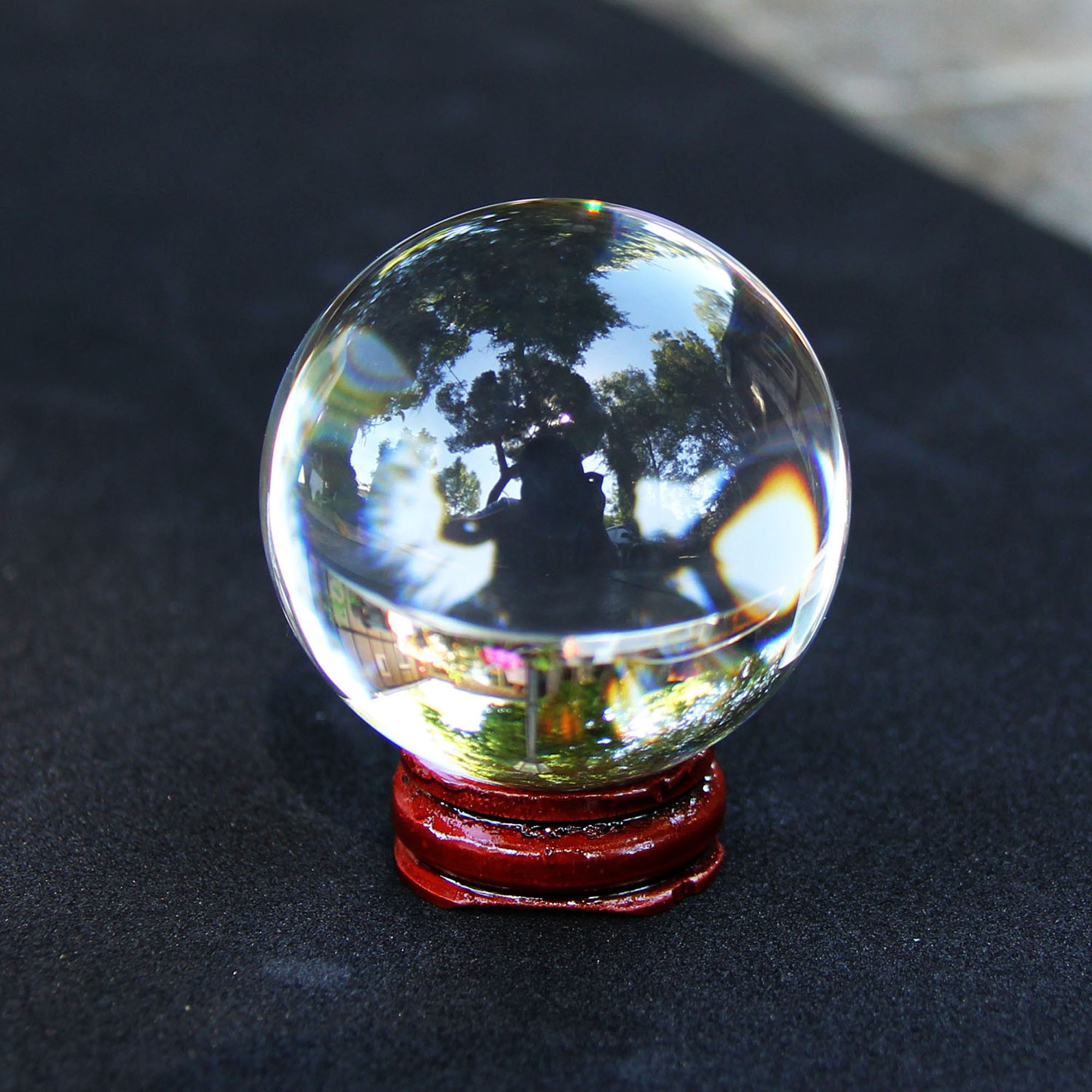 Crystal BallClear Leaded Crystal glassGazing crystal | Etsy