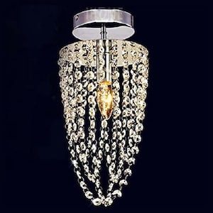 10 Ft Crystal Beads Chain ,garland of Clear Chandelier Bead Lamp Chain ...