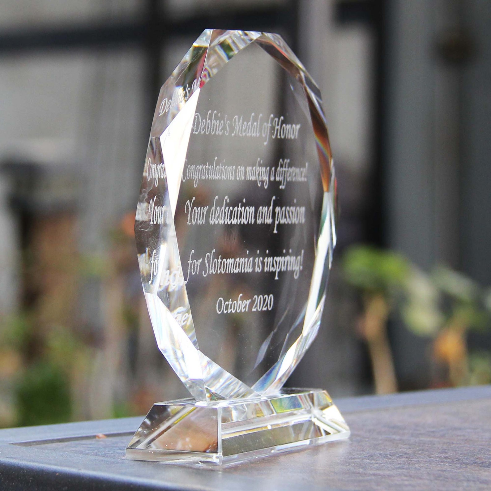 Personalized Crystal Employee Award,retirement Appreciation, Gift for ...