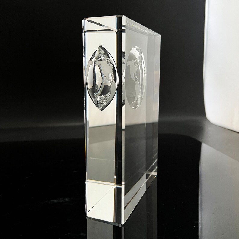 Personalized Crystal Globe Award Awards Engraved - Etsy