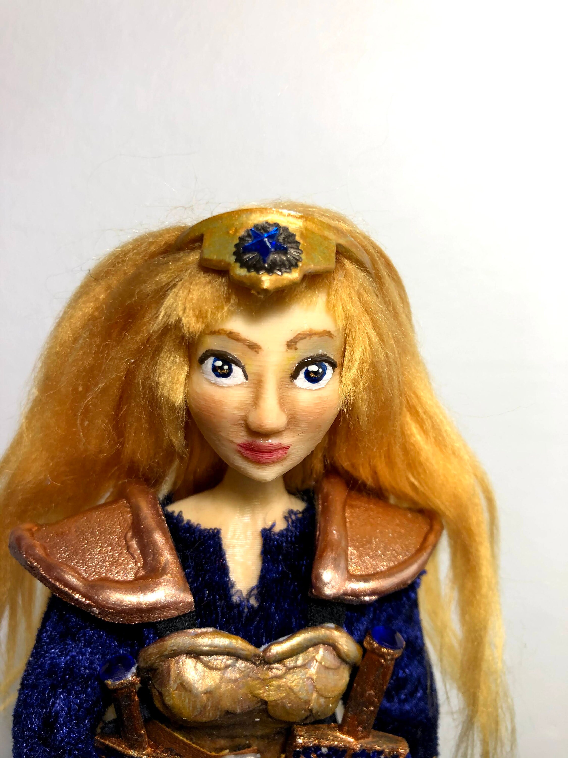Fantasy Warrior Doll 3D Printed and Customized by Galatea - Etsy
