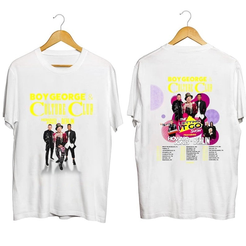 Boy George With Culture Club, Howard Jones 2023 Tour Shirt, Boy George ...