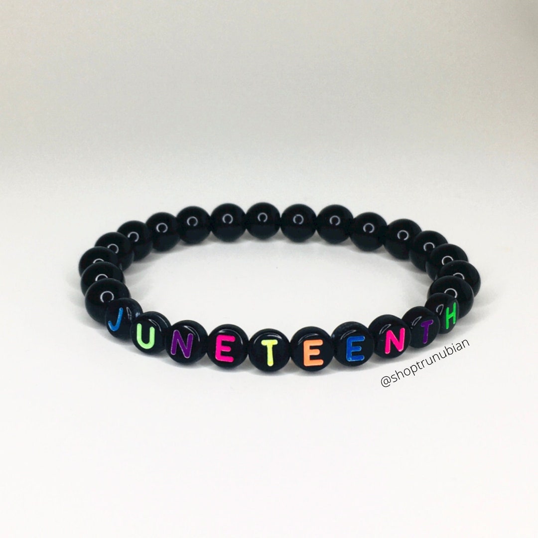 Juneteenth Unity Multicolor Stretch Bracelets for Men Women - Etsy