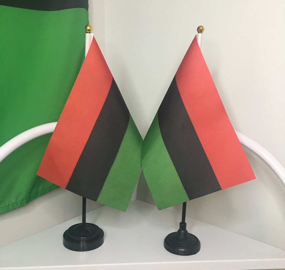 Pan African Desk or Hand Flag - Etsy