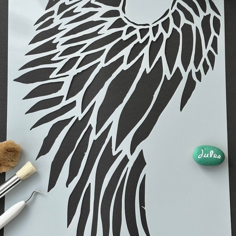 Angel Stencils - Etsy