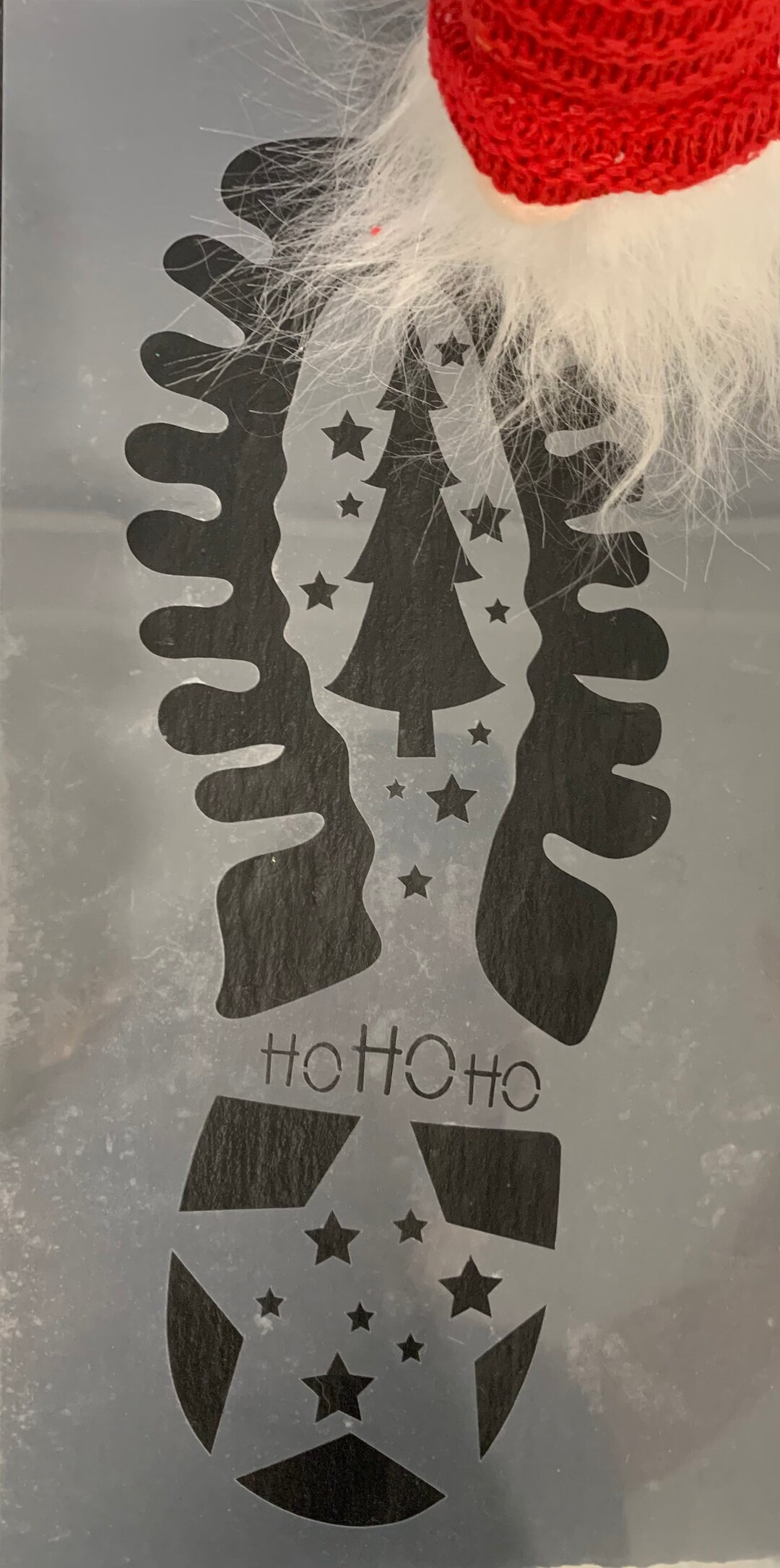 Santa Foot Print Stencil. for Christmas Morning Surprises and Fun ...