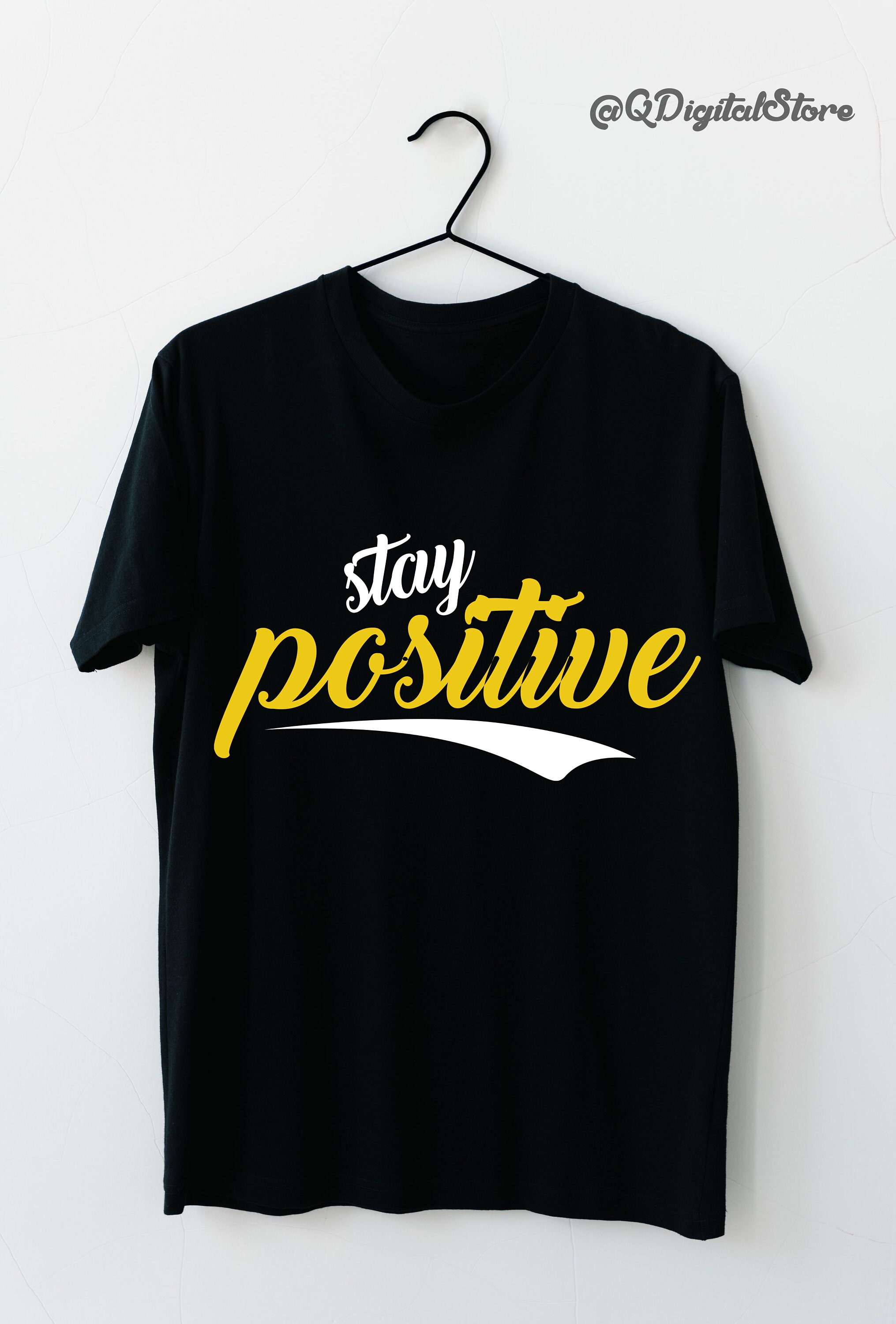Stay Positive Cut File Stay Positive Cricut Motivational - Etsy