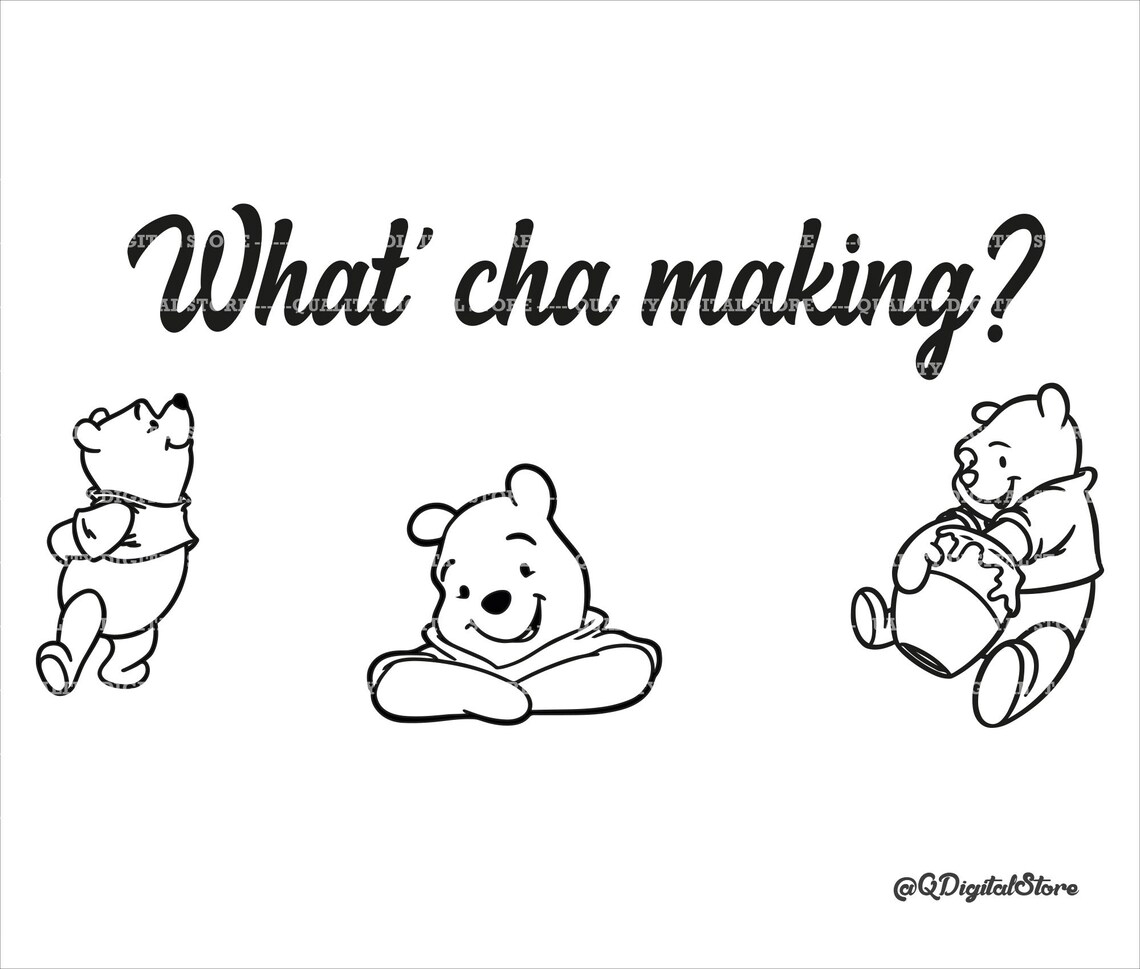 What Cha Making Svg Cartoon Character Svg What Cha Making - Etsy